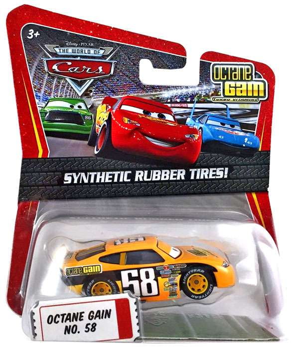 Disney Cars Synthetic Rubber Tires Octane Gain No. 58 Diecast Car ...