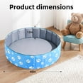 Large Dog Ball Pit, 40-Inch for All Types of Dogs and Cats, Foldable ...