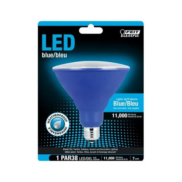Feit Electric PAR38-B-10KLED LED Bulb Par38 7W Blue - Walmart.ca