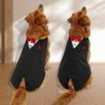 Feierber Dogs Clothes Pet Clothes Dog Bowtie Jacket Party Costume ...