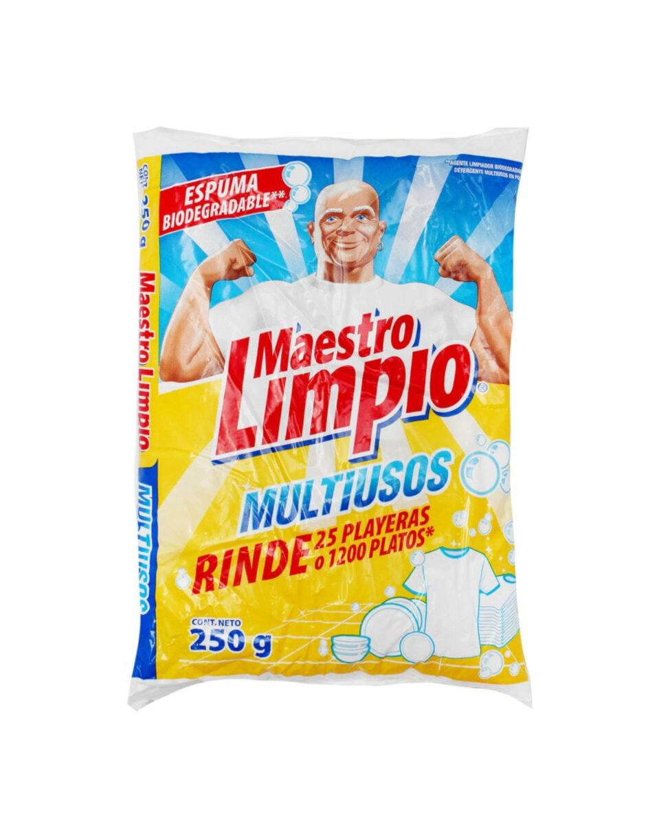 Pack de 32 Detergentes Polvo Maestro Limpio Multiusos 250 gr Maestro ...