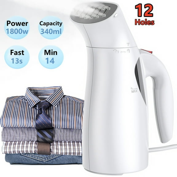 Pursteam SteamBurst+ 1750W Steam Iron - Ceramic Soleplate, Adjustable ...