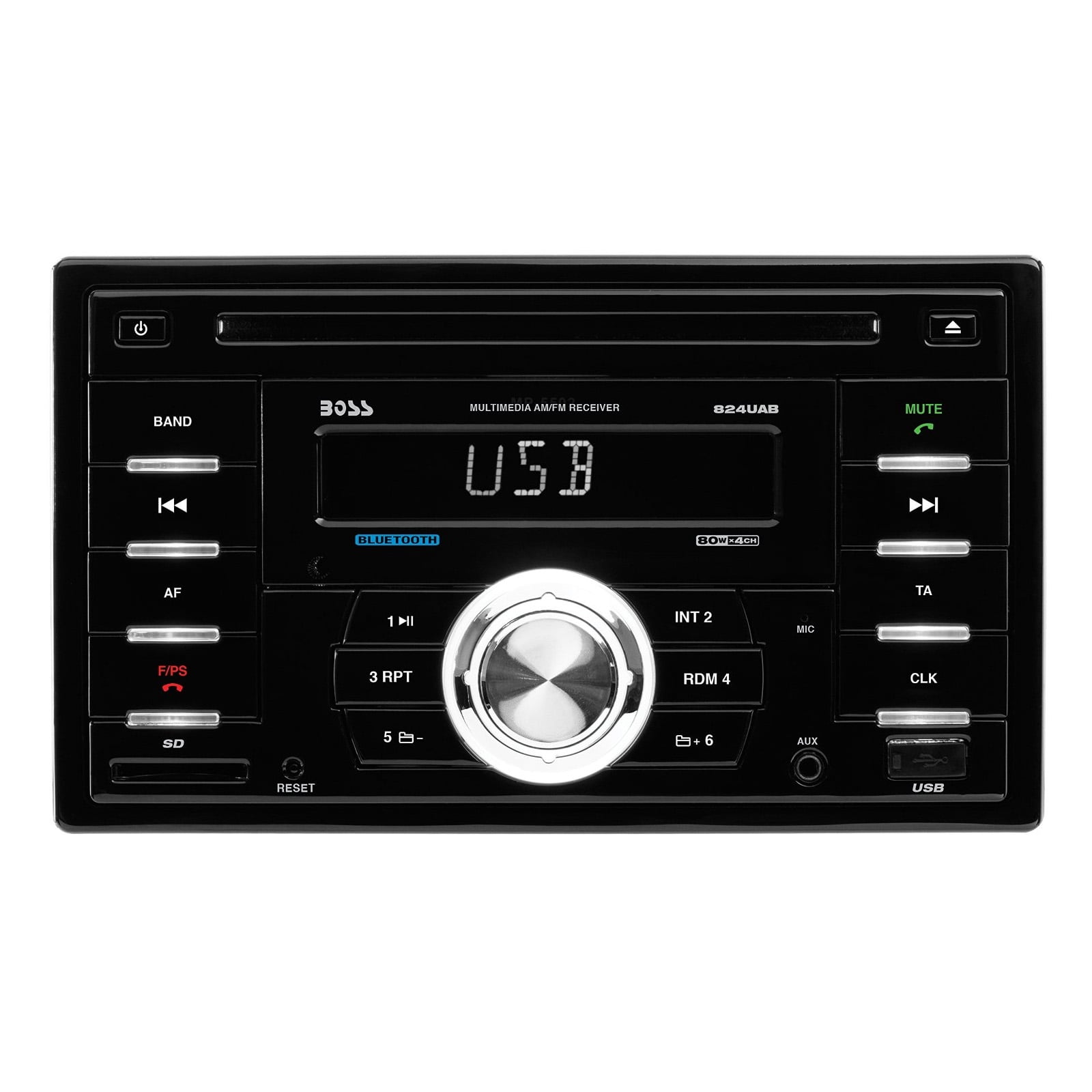 BOSS AUDIO Double-DIN CD/MP3 Player Receiver, BT - Walmart.com