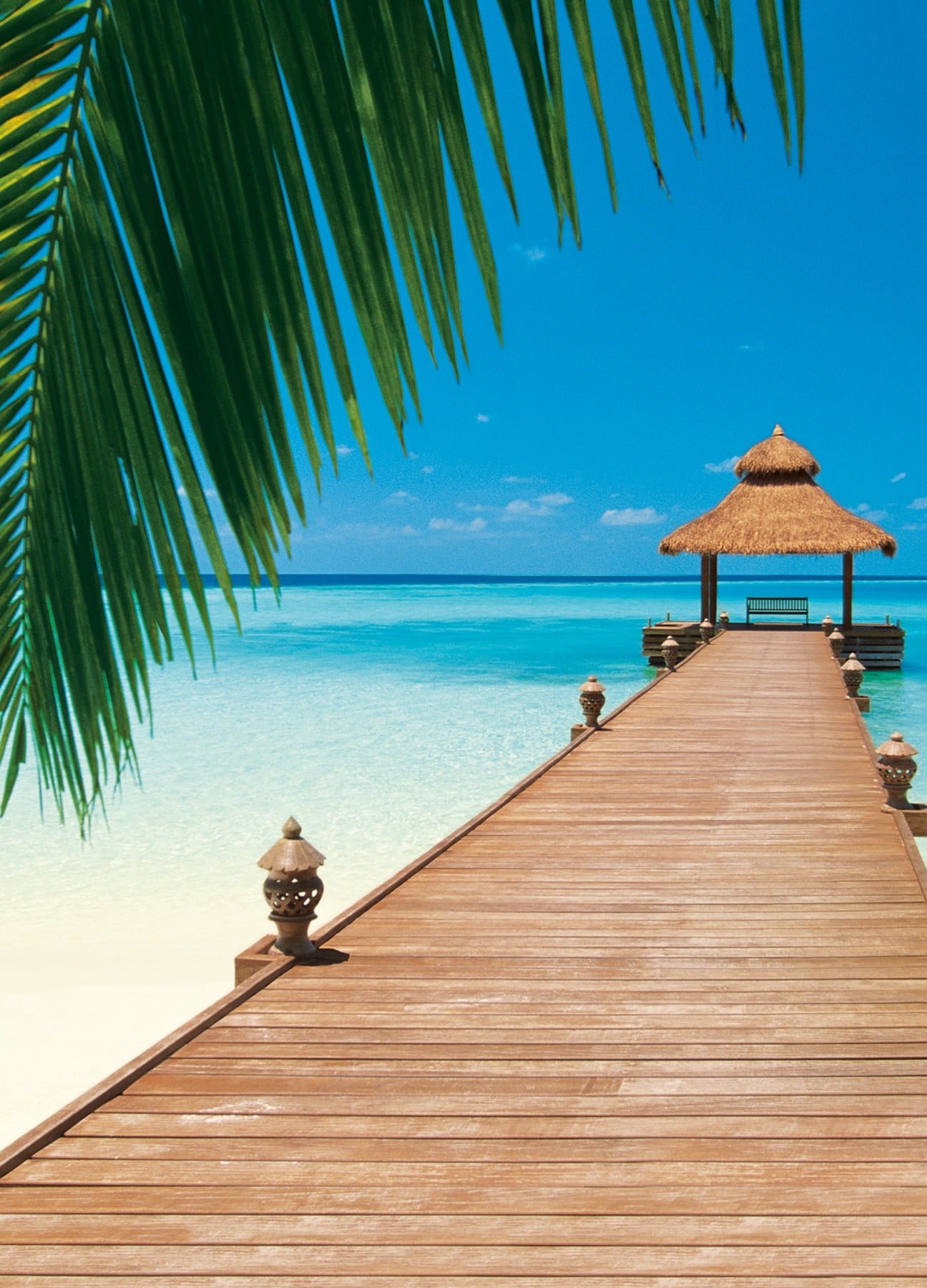 Ideal Décor Paradise Beach Wall Mural - Walmart.com