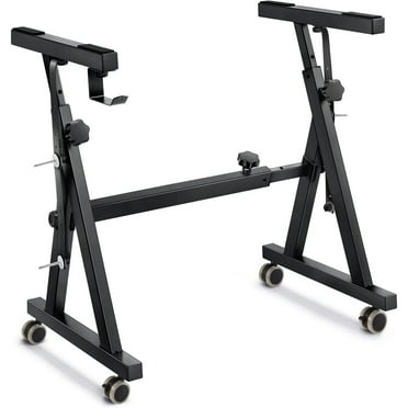 Ktaxon Single X Keyboard Stand and Bench Set, Adjustable Height Digital ...