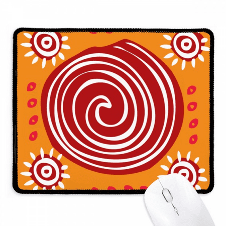 Red Screw Mexico Totems Ancient Civilization Mousepad Stitched Edge Mat ...