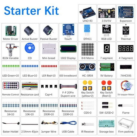 Mega 2560 Detailed Tutorial Project Upgraded Super Starter Kit starter ...