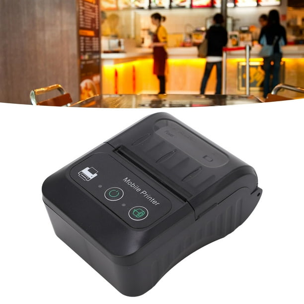 QR Code Printer, Cordless Micro USB Plastic 1500mAh Interface 2in Receipt Thermal Printer For ...