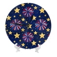 9.84in Round Wall Clock Frameless No Glass Silent Non-Ticking Pvc Board ...
