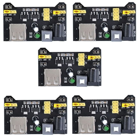 5pcs Breadboard Power Supply Module 3.3V/5V for Arduino Board ...