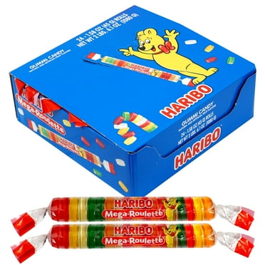 Haribo, Mega-Roulette , Count 24 (1.59 oz) - Sugar Candy / Grab ...
