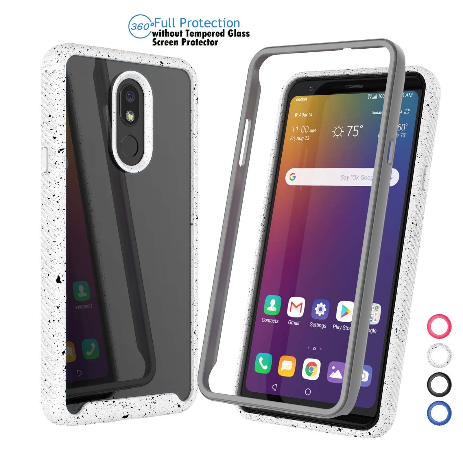 LG Stylo 5 Case, Case Cover for 2019 LG Stylo 5 Plus, Njjex Full-Body ...