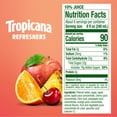 Tropicana Refreshers Fruit Punch Juice Drink, with Real Fruit Juice, 46 ...