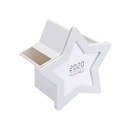 2020 Fashion Desktop Calendar Decoration Simple Pen Container Star ...