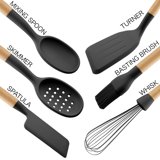 Country Kitchen Non-Stick Kitchen Utensil Cooking and Baking Set with ...