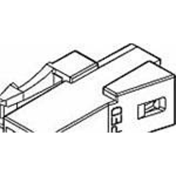 Automotive Connectors 1P FEMALE BLACK (1 piece) - Walmart.com