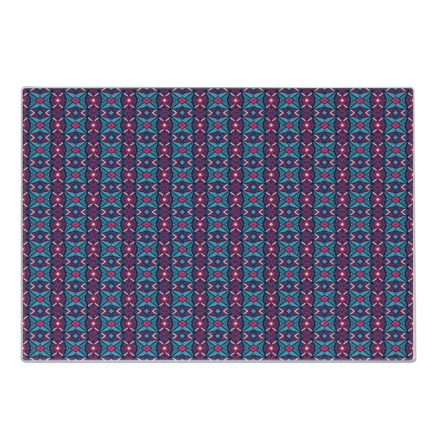 Geometric Cutting Board, Abstract Colorful Compositon of Shapes ...