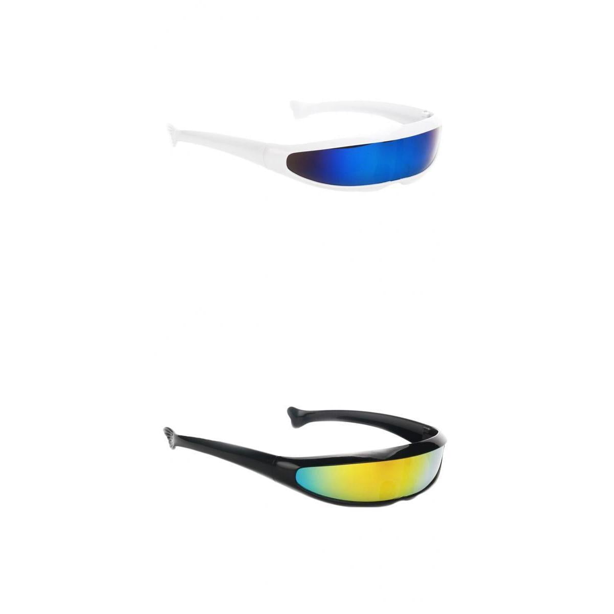 Paquete de 2 gafas de terre para Cosplay Visor de lentes con espejo ...