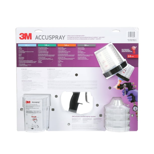 3M 16580 Accuspray Paint Spray Gun System with Original PPS, Standard ...