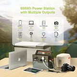 ALLPOWERS S700 Solar Generator Kit, 700W 606Wh Portable Power Station ...