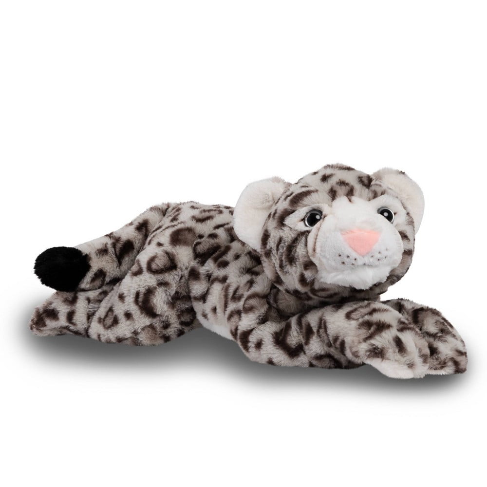 FAO Schwarz Adopt-a-Pets Snow Leopard 22" Stuffed Animal with Adoption ...