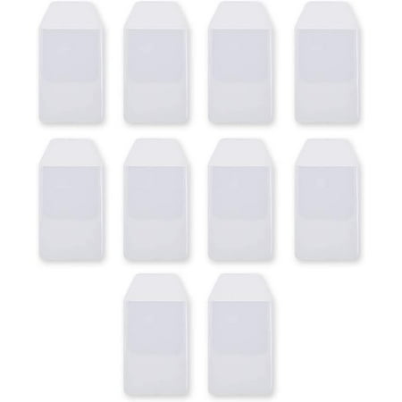 DS. DISTINCTIVE STYLE Shirt Pocket Protector 10 Pieces Clear PVC Pocket ...