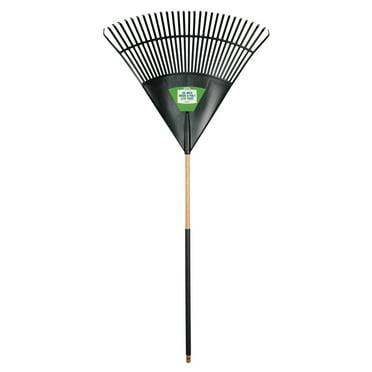 Gardex Plastic Shrub Rake with Full-Size 48" Wood Handle - Walmart.com