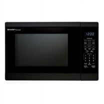 Sharp Carousel Black Stainless Steel 1.4 Cu. Ft. Countertop Microwave ...
