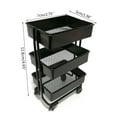 Dasbsug 3 Tiers Mini Trolley Storage Rack Collection Accessories ...