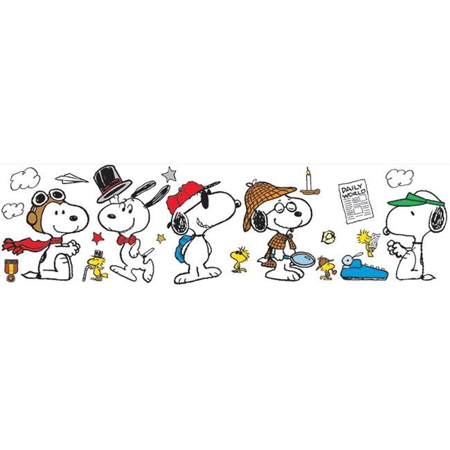 34 x 24 in. Peanuts Year Round Snoopy Poses Bulletin Board Set ...