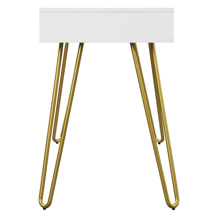 Mainstays Hairpin Writing Desk Multiple Finishes Walmart