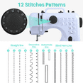 BCOOSS Sewing Machine for Beginners, Multi-Functional Portable Machine ...