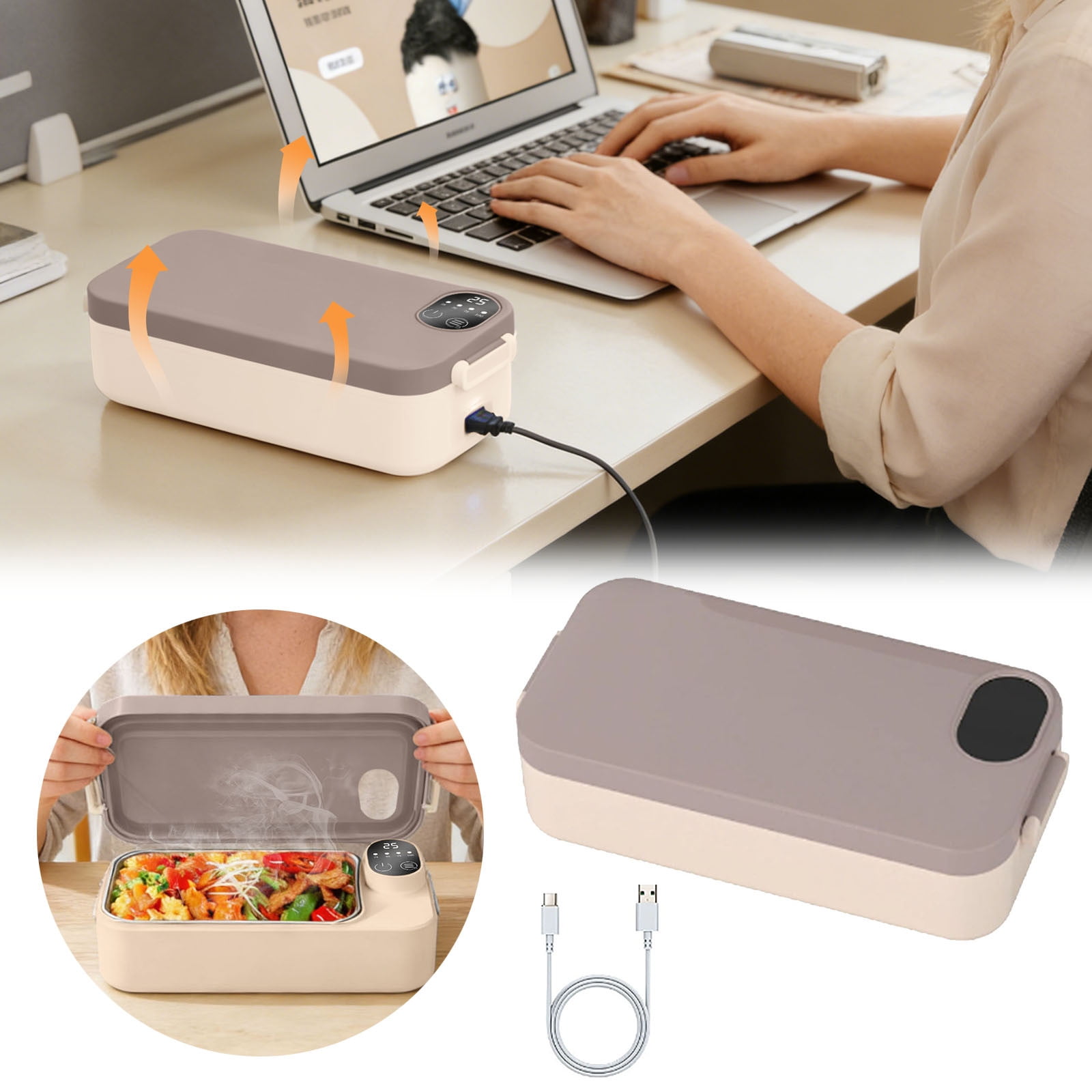 Click here for Jiangai Insulated Smart Lunch With Self Heating Te... prices