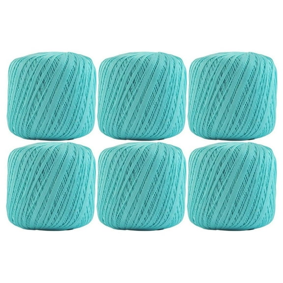 Threadart 100% Pure Cotton Multicolor Crochet Thread - Size 3 - Color ...