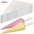 100PCS Disposable Pastry Bags, Extra Strong&Leak-Proof Piping Bags for ...