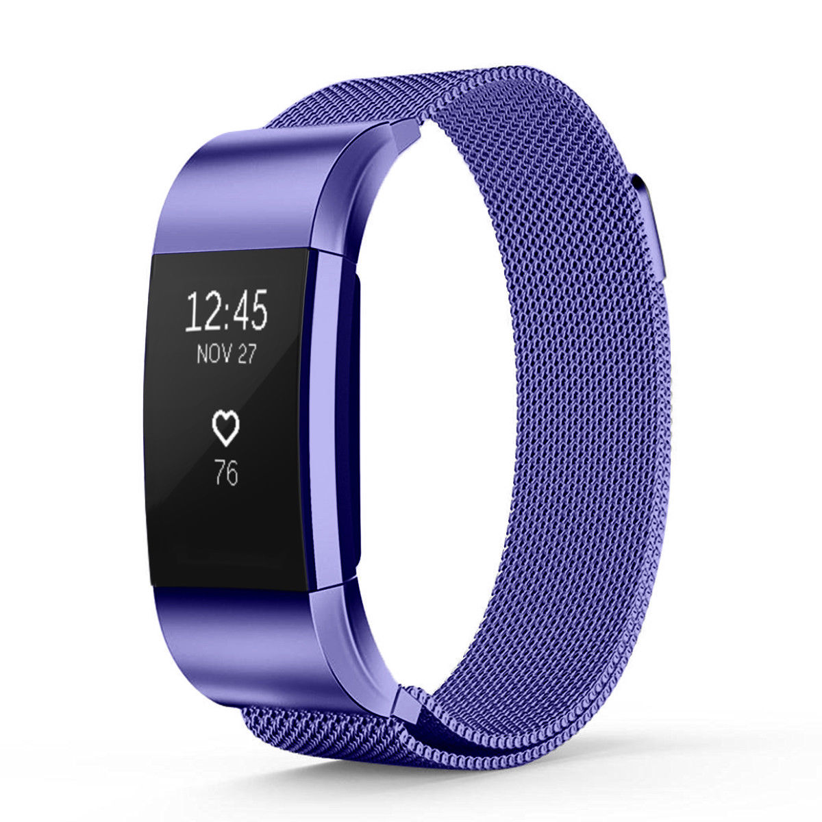 Fitbit Charge 2 Accessories, Mignova Magnetic Milanese Loop Stainless ...