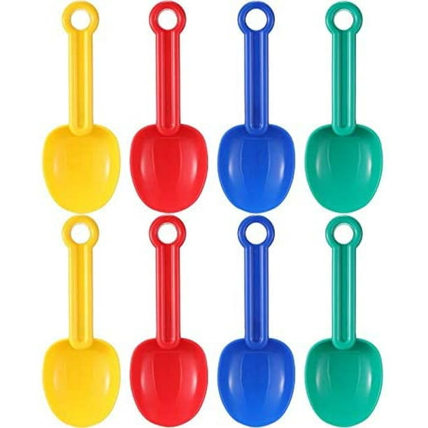 8 Pieces Plastic Toy Shovels Beach Shovels Sand Shovels Mini Beach ...