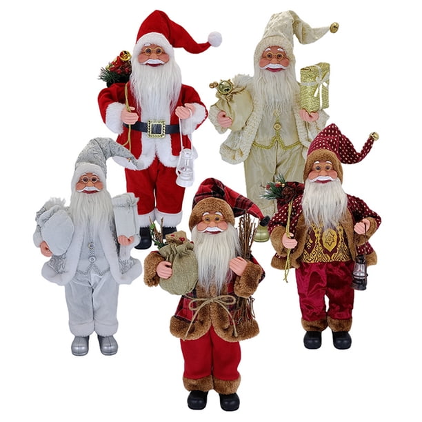 Plastic Santa Outdoor Figure