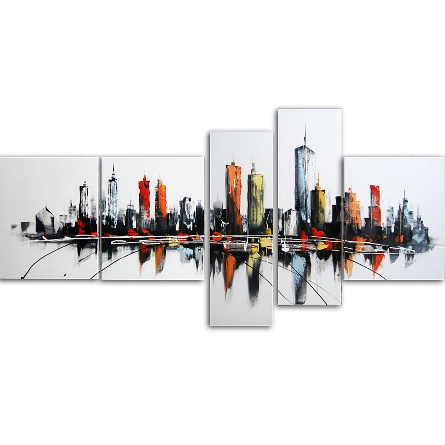 Design Art Colours of The City Canvas Print Set - Walmart.ca
