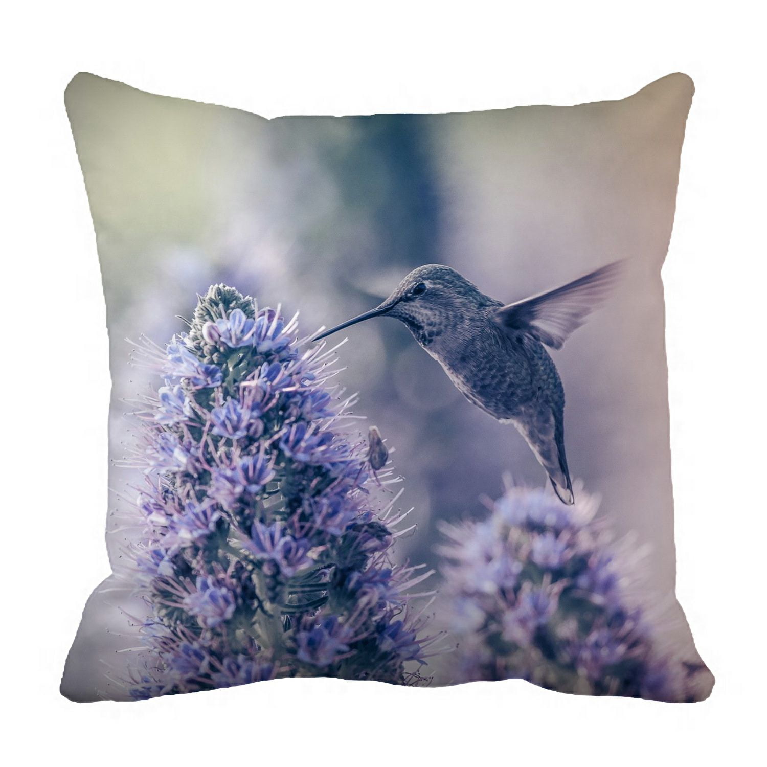 ZKGK Hummingbird Pillowcase Home Decor Pillow Cover Case Cushion Two ...
