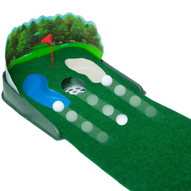 Electric Putt and Return Putting Green with Hazards - Walmart.com