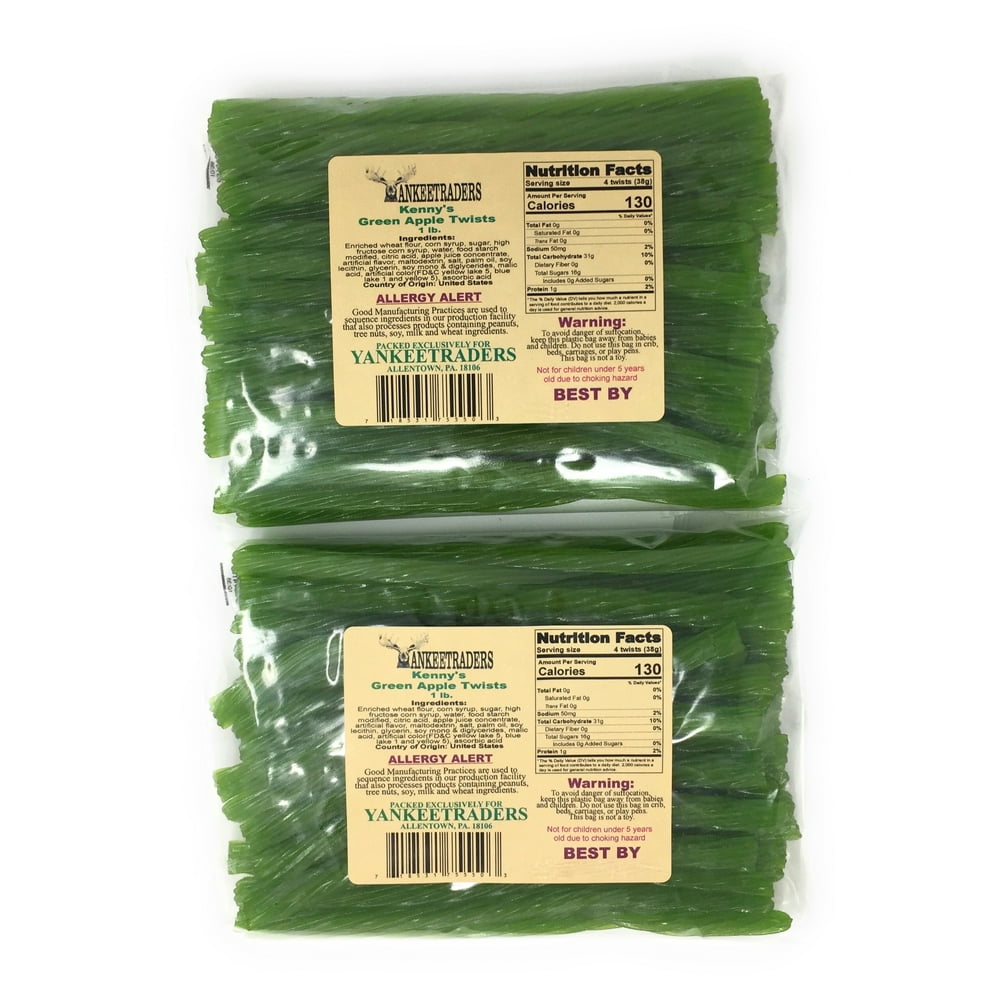 Green Apple Licorice Twists - 2 lbs. - Walmart.com - Walmart.com