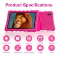 BYYBUO 10.1-inch 2GB RAM 32GB ROM Android 13 Kids WiFi Tablet, Pink ...