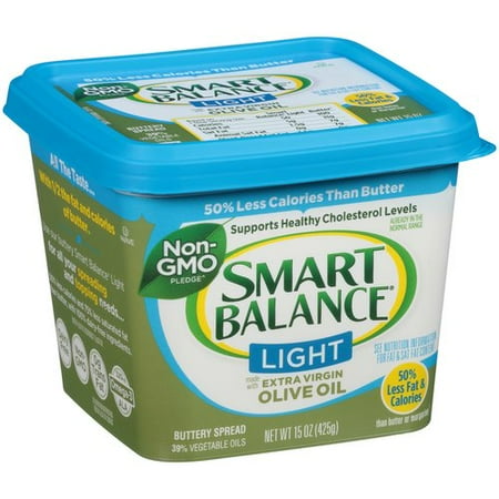 Smart Balance Made with Extra Virgin Olive Oil Light Buttery Spread, 15 ...