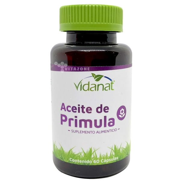 Aceite de PrÃ­mula 60 cÃ¡psulas Vidanat Vidanat VDTPRIMULA | Walmart en línea