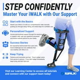 iWALK 3.0 Hands-Free Knee Crutch - Award-Winning Medical Mobility Device, Pain-Free Alternative ...