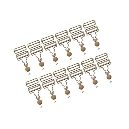 wolftale 12x Metal Slider Fasteners Clip Brace Buckles Suspenders ...