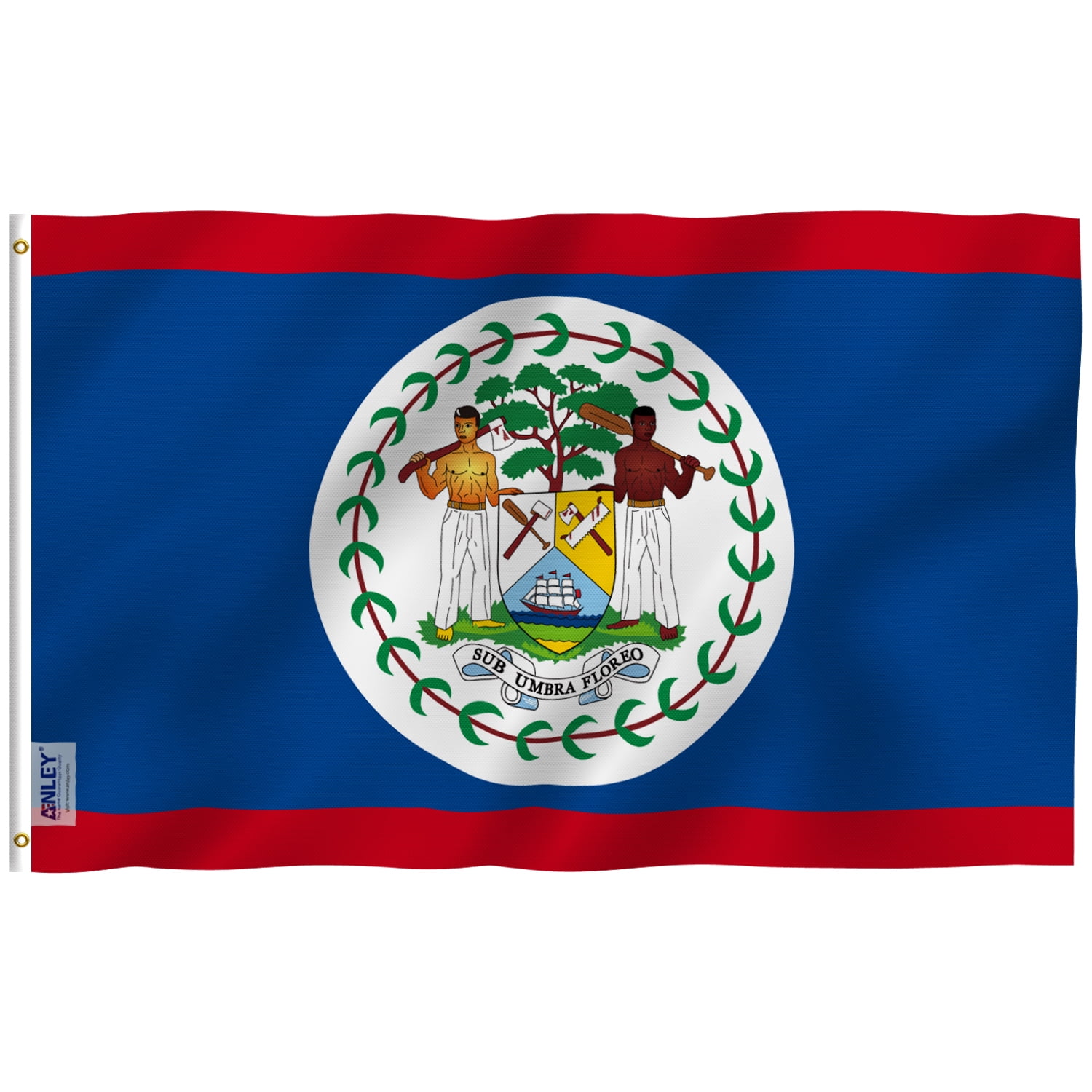 ANLEY 3x5 Foot Belize Flag - Belizean National Flags Polyester ...