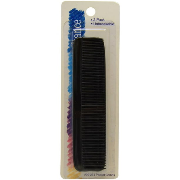 Unbreakable Pocket Comb Unisex 2-Count Made in U.S.A - Walmart.com