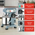 Huloretions Commercial Food Mixer 10QT,3 Speeds Adjustable 450W Stand ...